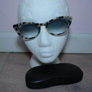 Ray-Ban | Accessories | Rayban Ivory Tortoise Blue Lens Acetate Cateye ...